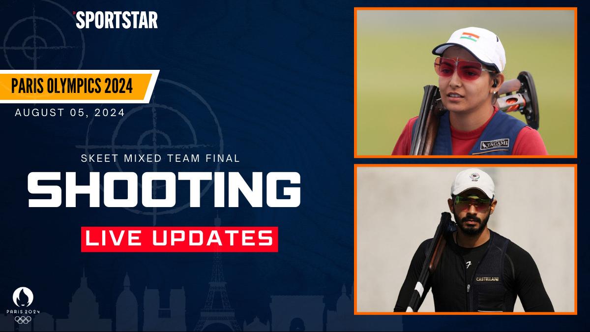 Shooting HIGHLIGHTS, Skeet Mixed Team Paris Olympics 2024: India loses bronze medal match 44-43 ...